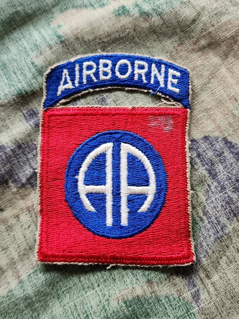 ORIGINAL WWII US Army 82nd Airborne Infantry Division Attached Tab ...