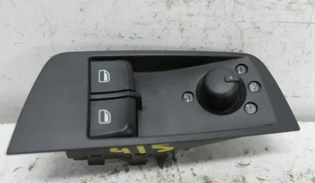 AUDI, A1 POWER Window Switch Rh Front (Master Switch) 3Dr Hatch 8X 12/ ...