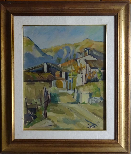 VECCHIO QUADRO DIPINTO Ad Olio Firmato - Quaroni - EUR 57,00 - PicClick IT