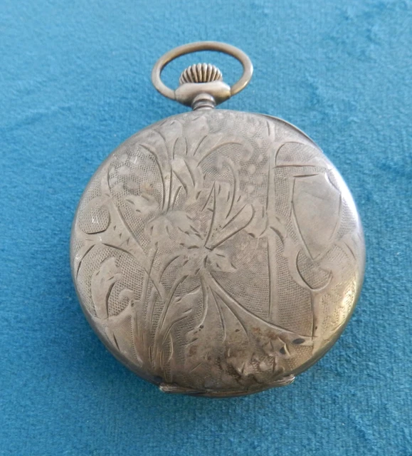 MONTRE GOUSSET ARGENT portant le numéro 1331 en état de fonctionnement ...