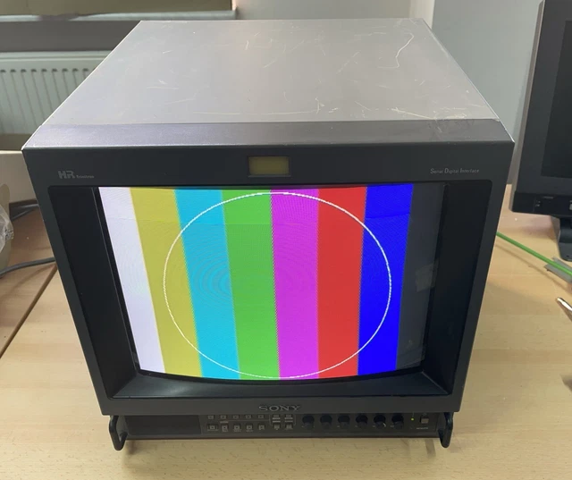 SONY BVM-14M4DE 14“ Zoll Trinitron CRT Monitor Retro Gaming PAL SDI RGB ...