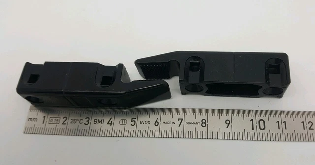 4 STÜCK HETTICH Multi-Clip, Vario-Clip Einhängebeschlag schwarz 46080 ...