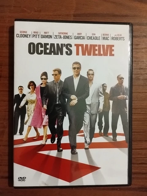 DVD FILM OCEAN'S Twelve George Clooney Brad Pitt Andy Garcia Matt Damon ...