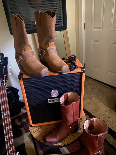 CODY JAMES AND Leather Boots Both With Ankle Harness Size 8.5 Both For ...