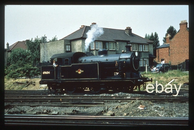 35MM SLIDE - ex LNER N7/4 69604 at Chingford - July 1959. £1.99 ...