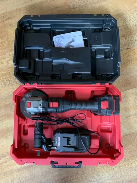 PARKSIDE PERFORMANCE CORDLESS Angle Grinder 20V with 4ah Battery ...