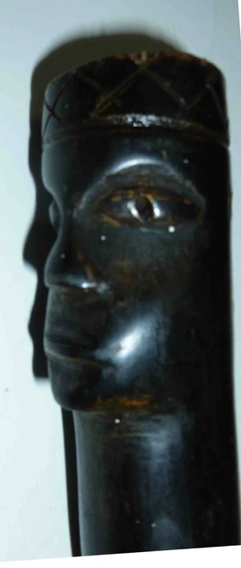 TRÉS BEAU SCEPTRE Scuplté De Commandement De Chef Africain EUR 250,00 ...