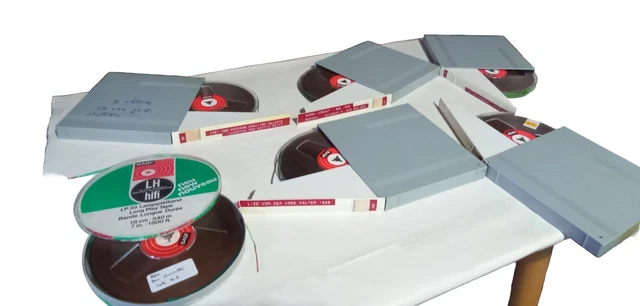 6 X BASF Reel To Reel Recording Tapes 1930s And 1940s BBC Programmes ...