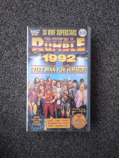 WWF - ROYAL Rumble 1992 (VHS, 1992) £12.99 - PicClick UK