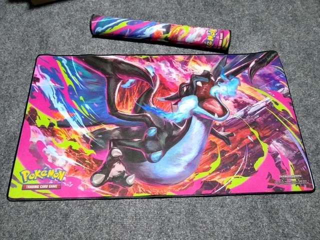 MEGA CHARIZARD X EX UPC Ultra Premium Collection - Rubber Play Mat ...
