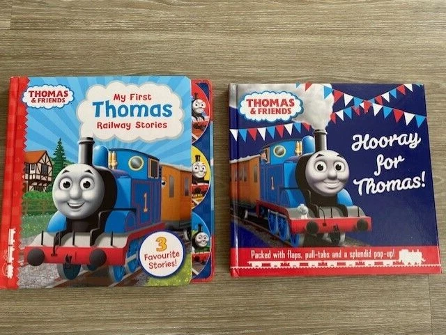 THOMAS AND FRIENDS Book Bundle My First Railway Stories & Hooray for ...