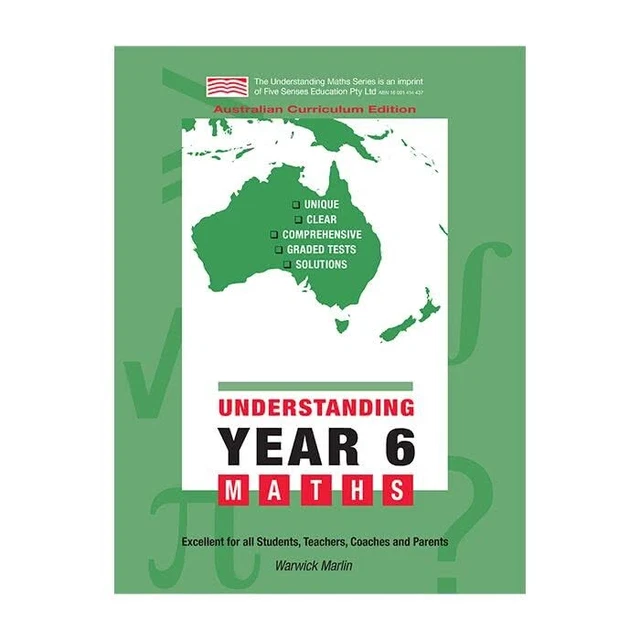 UNDERSTANDING YEAR 6 Maths: Australian Curriculum Edition $39.95 ...