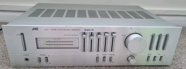 JVC A-X2 STEREO Integrated Amplifier SEA Graphic Equalizer Vintage HiFi ...