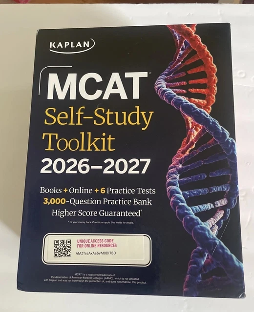 MCAT SELF-STUDY TOOLKIT 2026-2027: Includes MCAT Complete 7 Book Set, 6 Full Len £125.06 ...