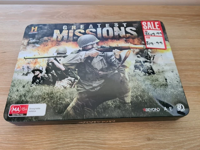 HISTORY CHANNEL GREATEST Missions Of WWII DVD 4-Disc Set Collector's ...