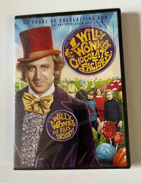WILLY WONKA & the Chocolate Factory 1971 DVD Gene Wilder Family Musical ...