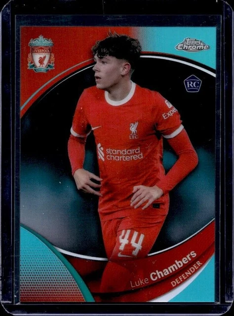 TOPPS CROMATO LIVERPOOL Fc 23/24 Luke Chambers Rc Rookie Liverpool 63/ ...