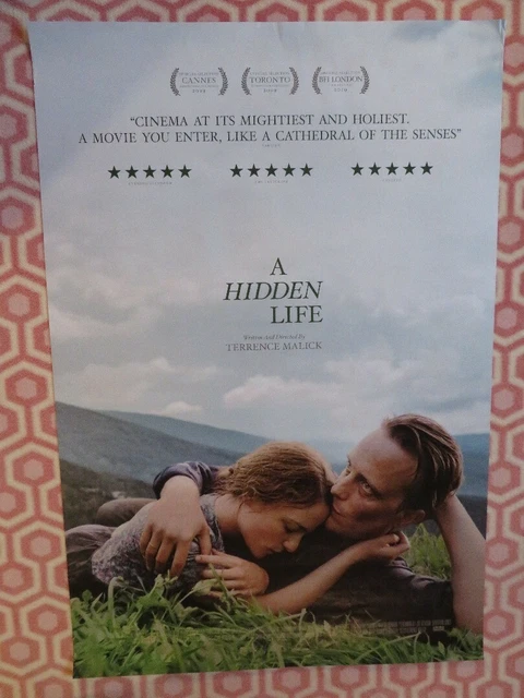A HIDDEN LIFE UK ONE SHEET (27"x 41") ROLLED POSTER TERRENCE MALICK ...