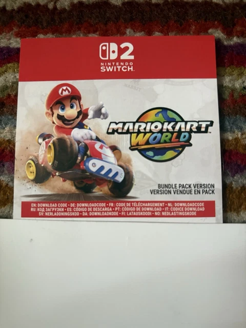 MARIO KART WORLD Nintendo Switch 2 Digital Game Code UK £31.87 ...