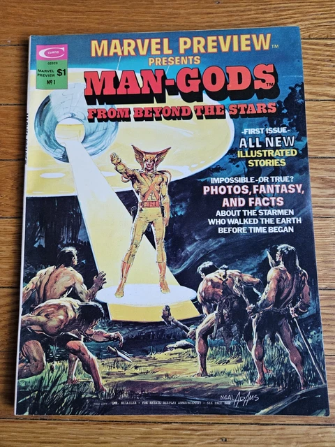MARVEL PREVIEW PRESENTS #1 Man-Gods From Beyond The Stars Neal Adams ...
