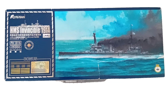 FLYHAWK HMS INVINCIBLE 1914 1/700 scale £29.10 - PicClick UK