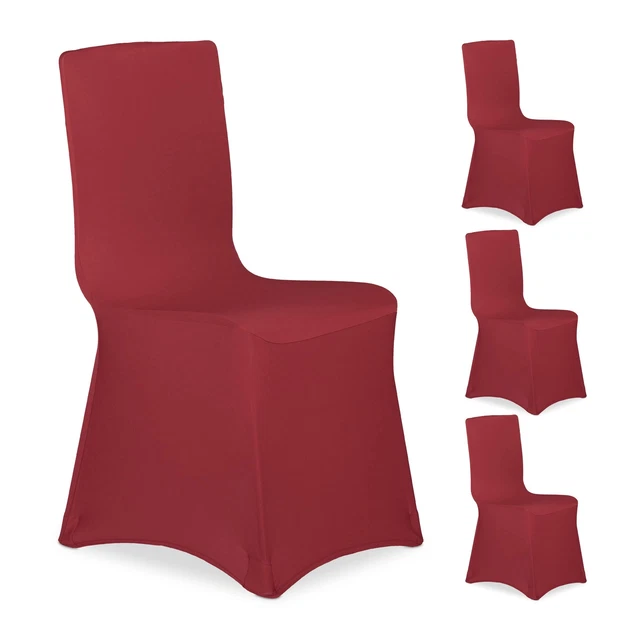 RELAXDAYS HOUSSES DE Chaise Lot de 4 Extensible Universel Lavable ...