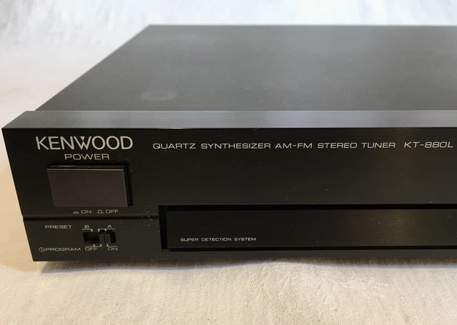 KENWOOD QUARTZ SYNTHESIZER AM-FM Stereo Tuner KT-880L 1980s Hi-Fi from 1st Owner £0.99 - PicClick UK