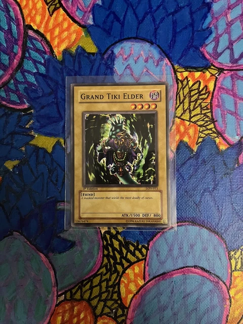 YU-GI-OH! TCG GRAND Tiki Elder Labyrinth of Nightmare LON-011 1st ...