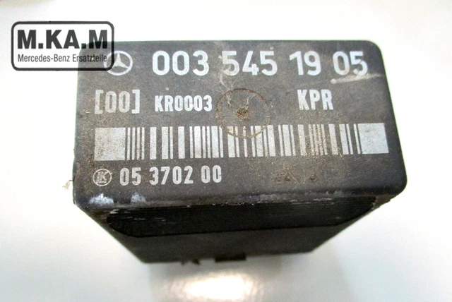 MERCEDES BENZ RELAIS Steuergerät W201 190er W124 E-KL A0035451905 EUR ...