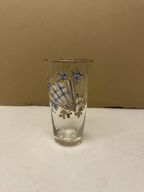 VERRE ÉMAILLÉ ANCIEN Gruss Aus Stalsburg EUR 10,00 - PicClick FR