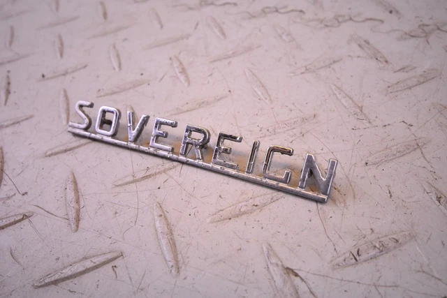 JAGUAR XJ6 REAR Series 1 Sovereign Badge Emblem 4.2 Litre Boot Lid Back ...