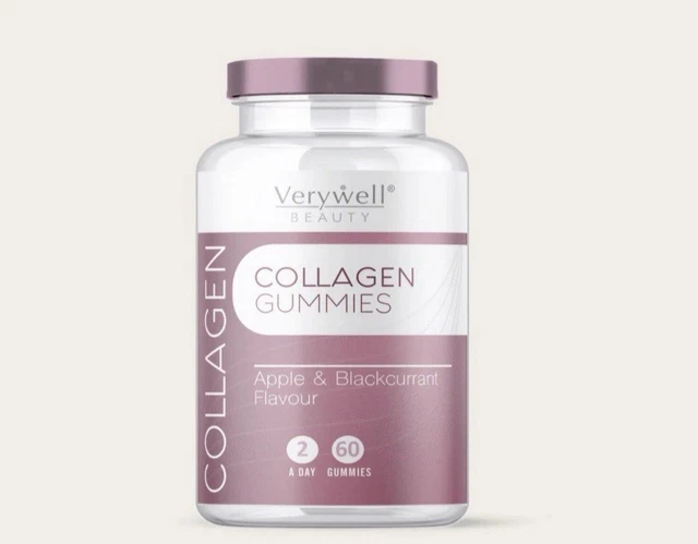 COLLAGEN GUMMIES APPLE & Blackcurrant 60 pack, Two a Day Two packs 120 ...