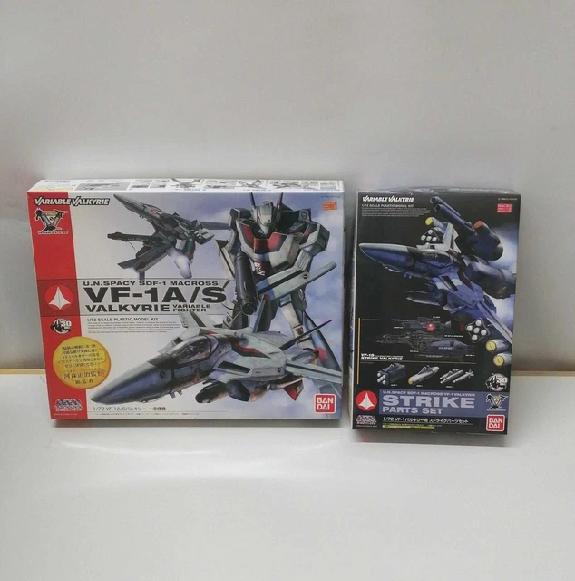 BANDAI MACROSS ROBOTECH Hikaru Ichijo VF-1A/S Valkyrie Model Kit Set £ ...