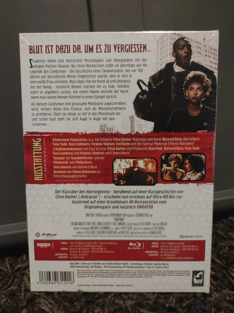 CANDYMAN 4K UHD/BLU (Turbine Mediabook 1 of 333) RARE STILL SEALED ...