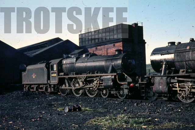 35MM SLIDE BR British Railways Steam Loco 44828 Class 5MT Canklow 1963 ...