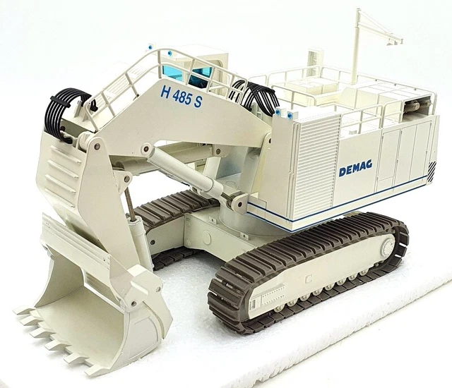 NZG 1/50 SCALE Diecast 357 - Demag H485 S Hydraulic Excavator - White ...
