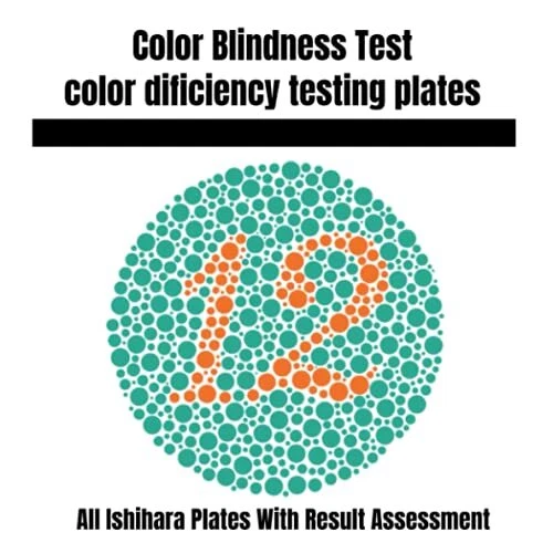 COLOR BLINDNESS TEST Color Deficiency testing plates £21.11 - PicClick UK