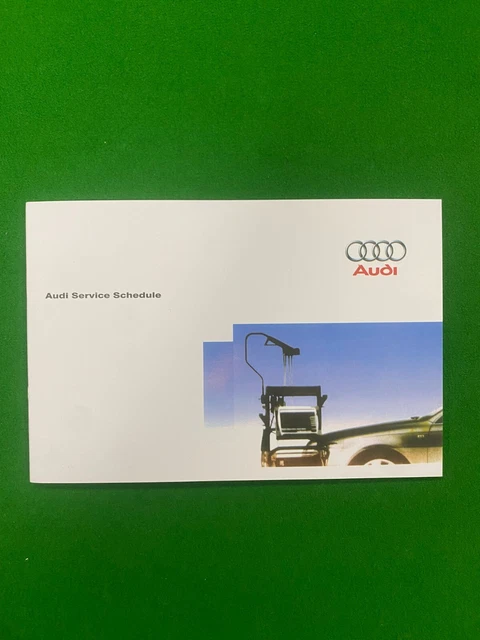 100% AUDI SERVICE Book All Models A1 A2 A3 A4 A5 A6 A8 S3 S4 S6 Tt Q5 ...