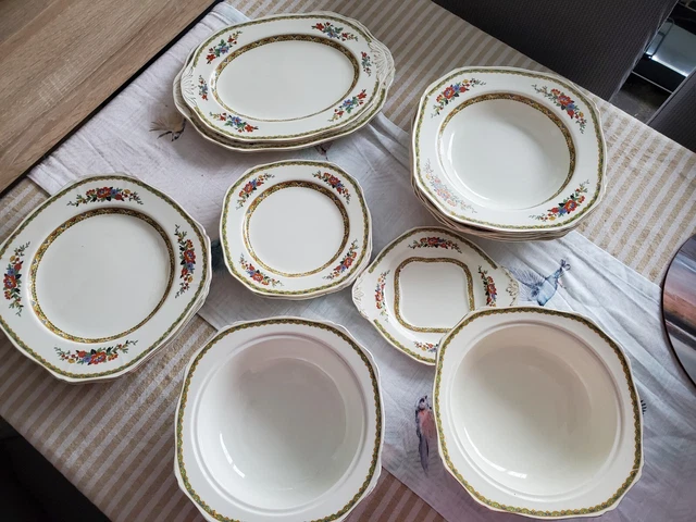 ALFRED MEAKIN VINTAGE Dinner Set £24.99 - PicClick UK