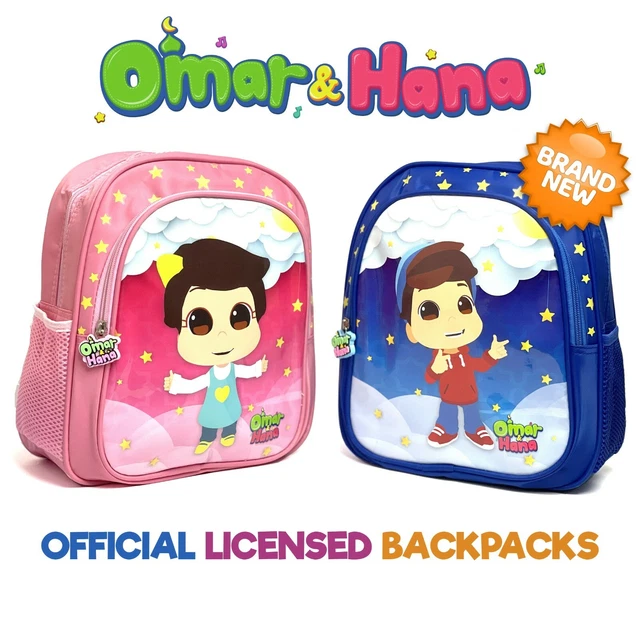 OMAR & HANA *OFFICIAL* Kids BackPack RuckSack School Bag - Islamic ...