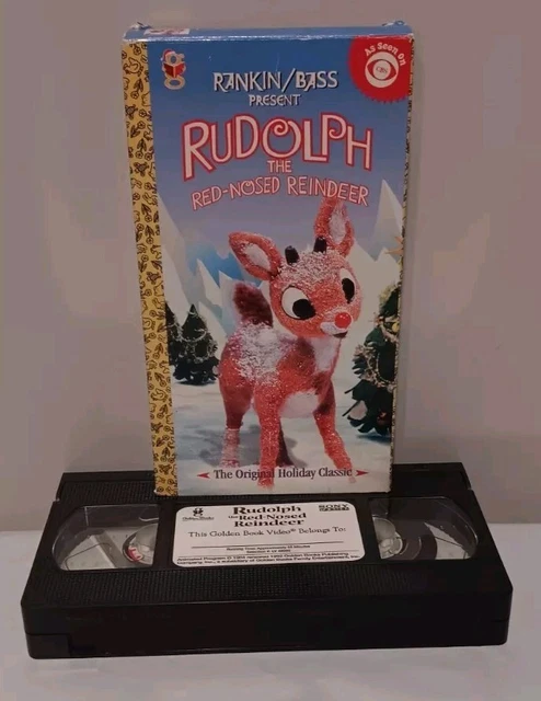 1964,1992 RUDOLPH THE Red-Nosed Reindeer - VTG Golden Books Holiday VHS ...