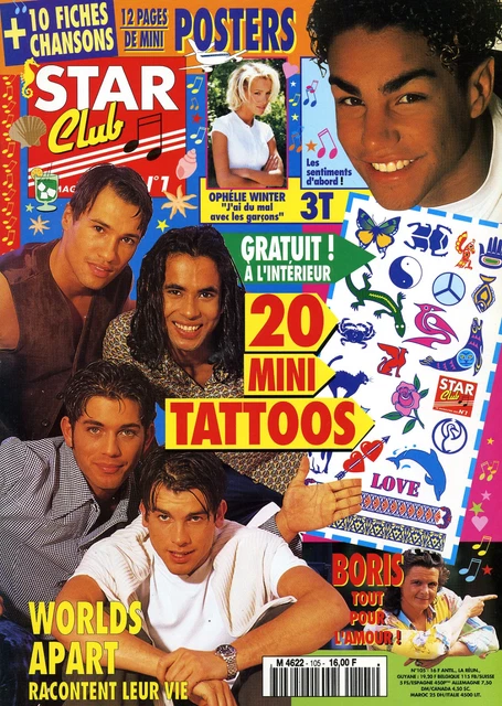 MAGAZINE STAR CLUB n°105, W.A, BOYZONE, Ophelie WINTER, Mylène FARMER ...