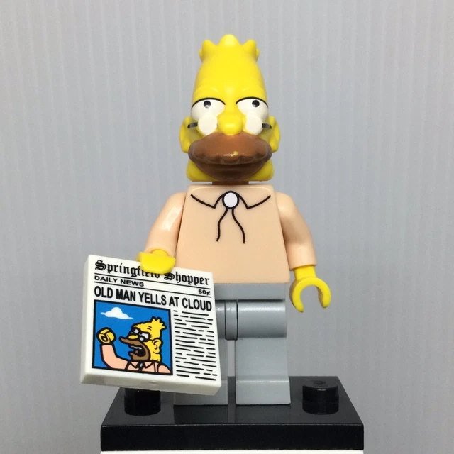 LEGO SIMPSONS COLLECTIBLE colsim06 Grandpa Abe Simpson Minifigure Set ...