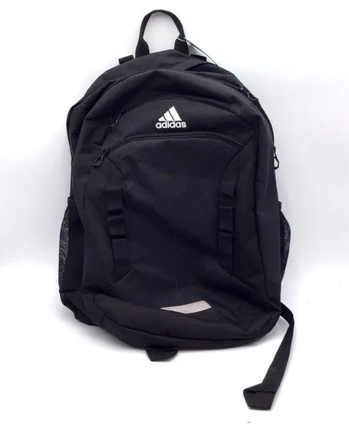 NWT ADIDAS MEN'S Black Load Spring Adjustable Strap Zipper Backpack $8. ...