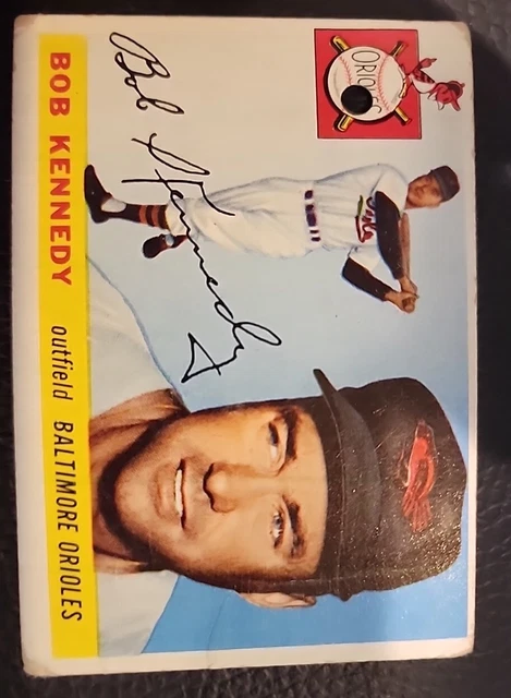 1955 TOPPS BASEBALL #48 Bob Kennedy, Orioles De Baltimore, Mauvais État ...