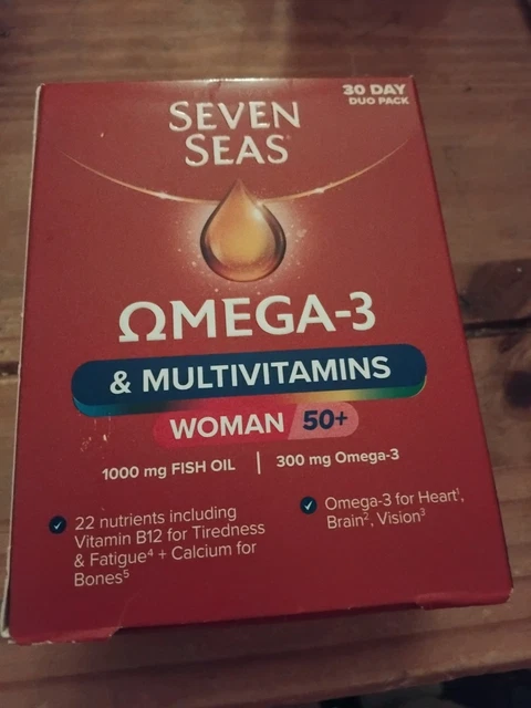 SEVEN SEAS OMEGA-3 Womam 50 + Multivitamins- 30 capsules £15.08 ...