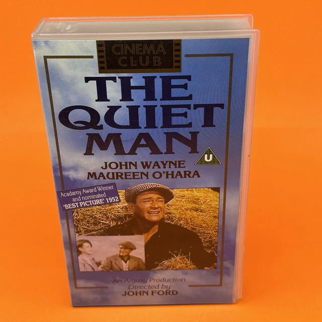 VHS THE QUIET Man [PG] John Wayne The Cinema Club $13.00 - PicClick AU