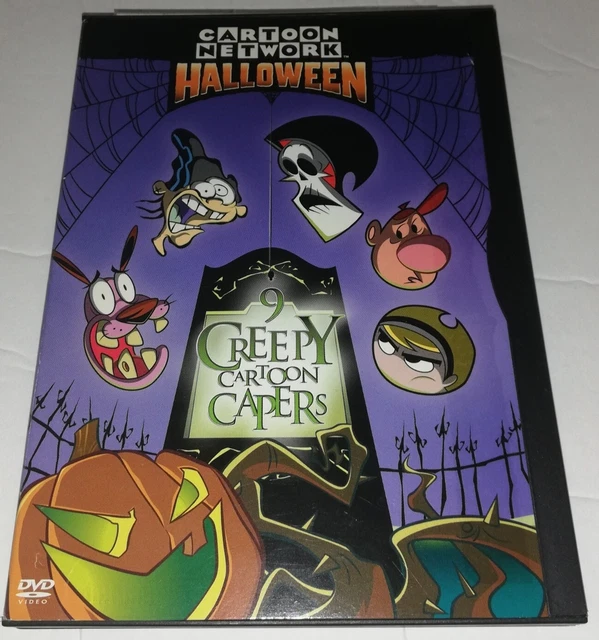 CARTOON NETWORK HALLOWEEN: 9 Creepy Cartoon Capers (DVD, 2004) rare oop ...