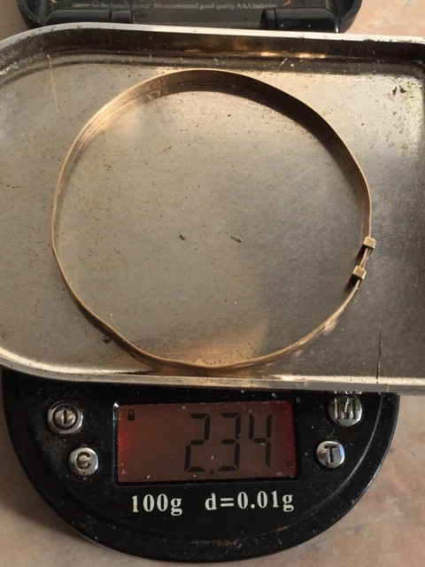 SCRAP 9CT GOLD bracelet and chain scrap wear or repair 3.9g £37.12 ...