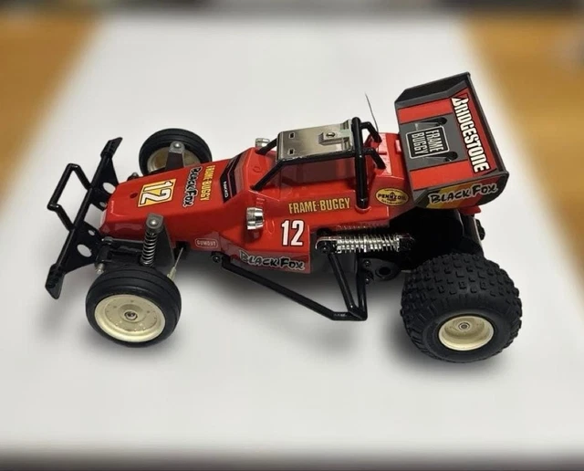 NIKKO RODIO CONTROL Car 1/14 Frame Buggy Black Fox Red Body W/BOX F/S ...